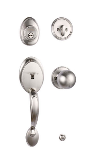 Prima Home Depot | Hafele Entrance Lockset (Satin Nickel)